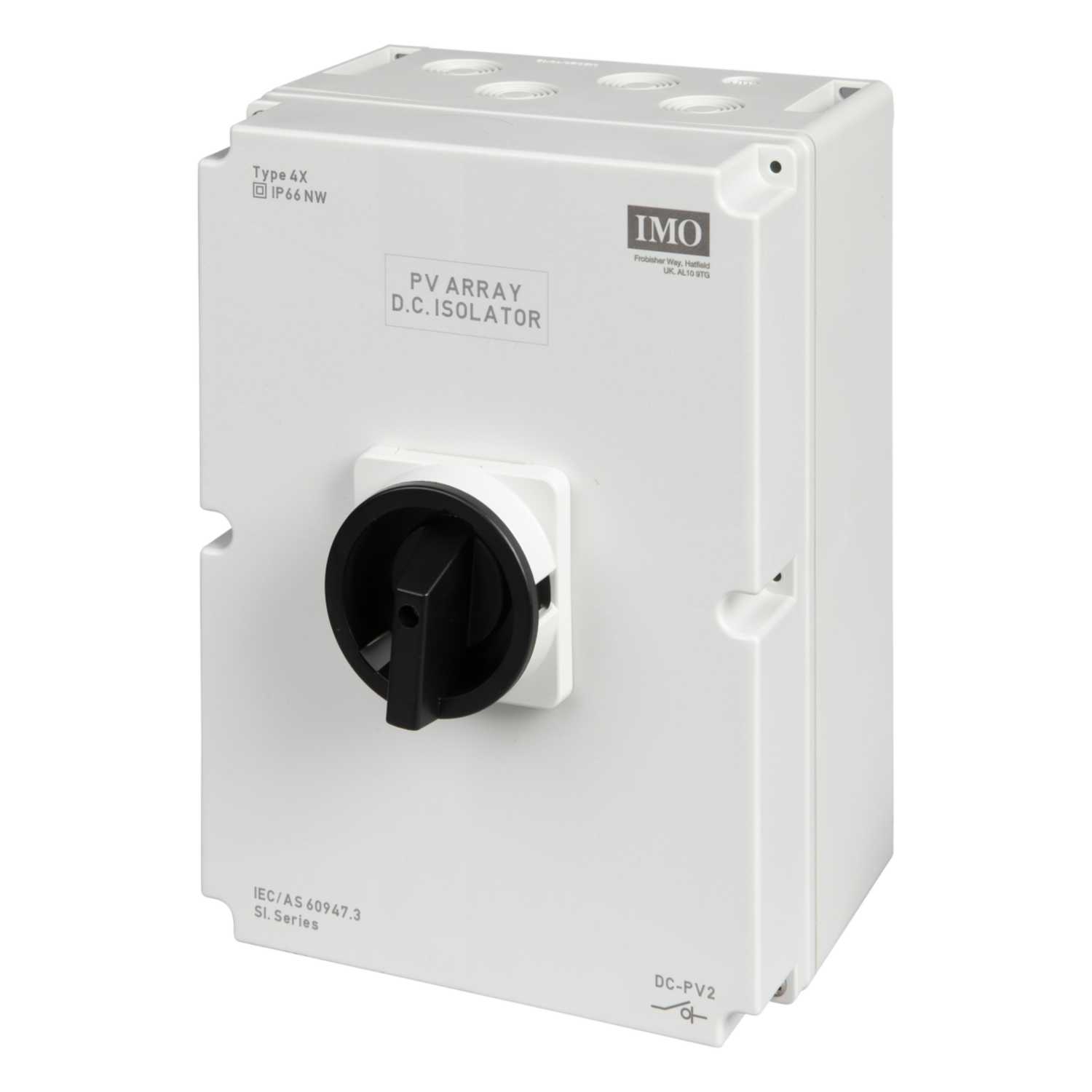 IMO 40A 2 Pole 600V DC Surface Mounting Isolator IP66 (SI40-PEL64R-2) | CEF