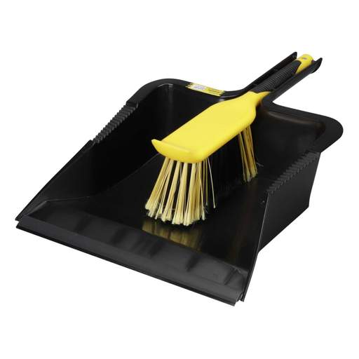 Bulldozer Heavy Duty Dustpan and Brush (8015/BY) | CEF