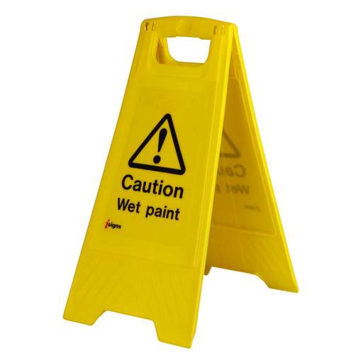 Industrial Signs 'Caution Wet Paint' Free Standing Floor Sign (FS11) | CEF