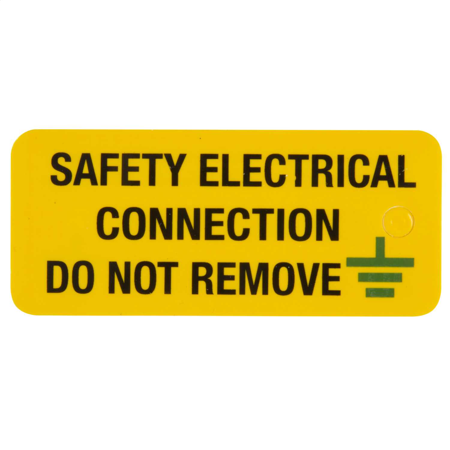 Industrial Signs 80mm x 35mm Safety Electrical Connection Do Not Remove ...