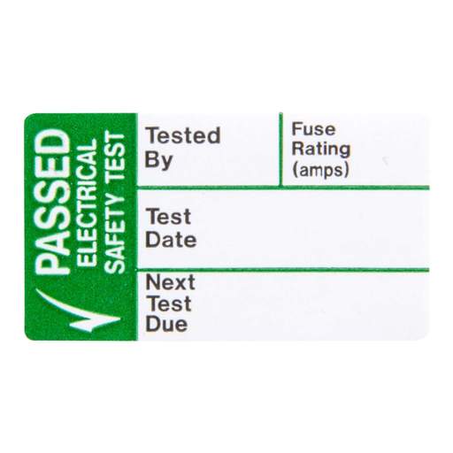 Industrial Signs 30mm x 20mm Pass Test Self Adhesive Vinyl Label (Roll ...