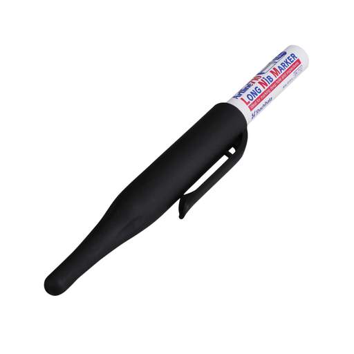 Industrial Signs Long Nib Bullet Tip Marker Black (Pack of 12 ...