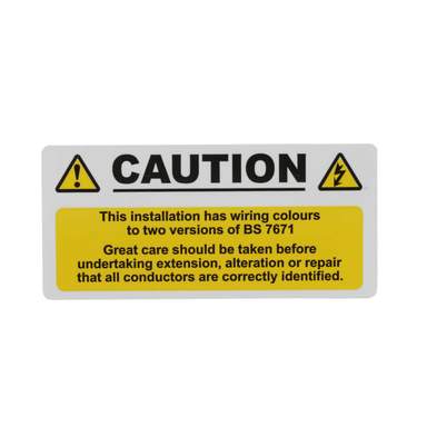 Industrial Signs Mixed Cable Notice Labels Self Adhesive Vinyl Label ...