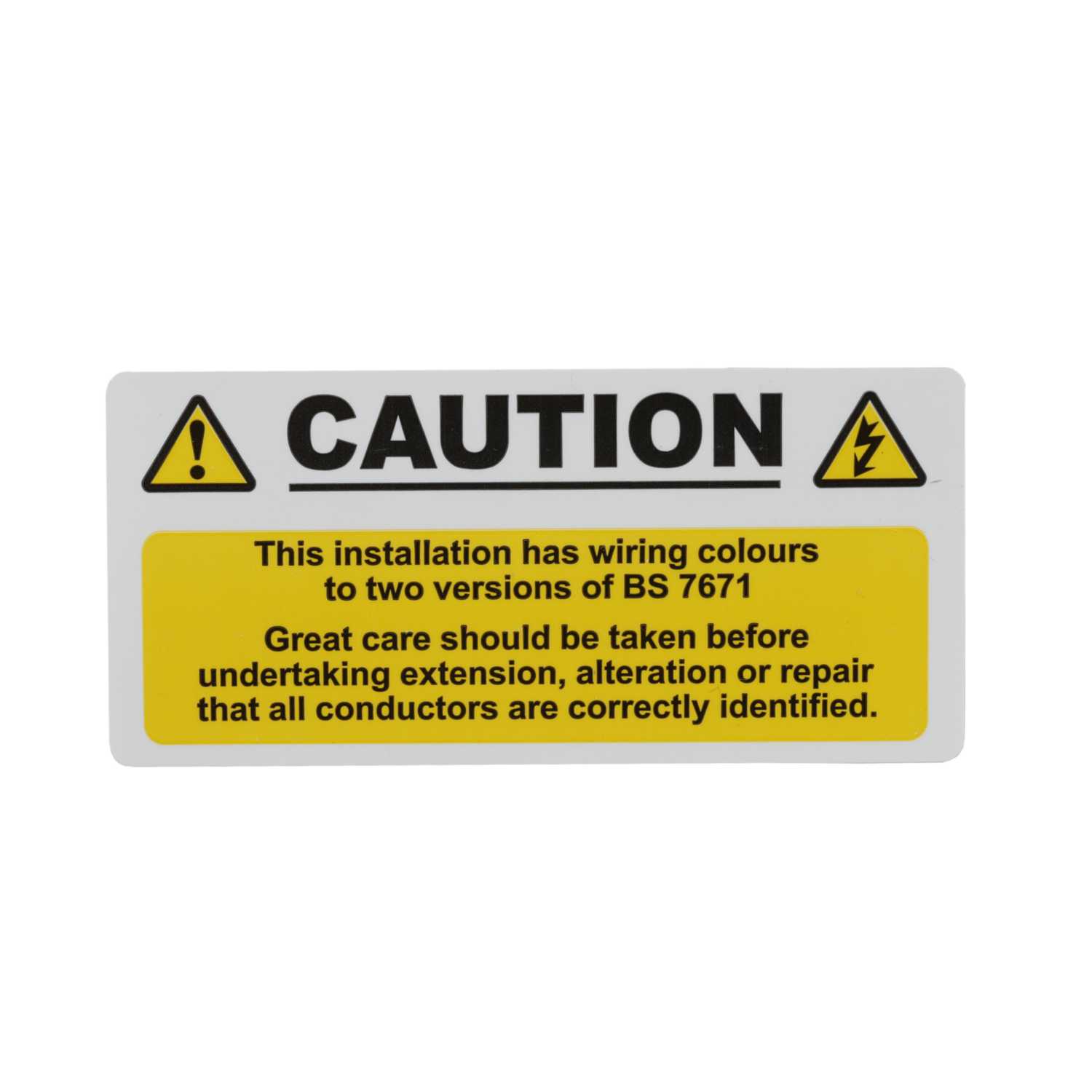 Industrial Signs Mixed Cable Notice Labels Self Adhesive Vinyl Label ...