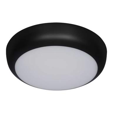 JCC RadiaLED Rapid Pro Slim 8W / 12W Tri-Colour Round Bulkhead Black ...