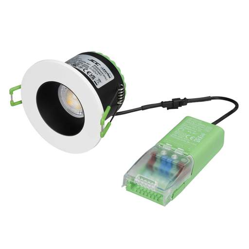 JCC V50 Pro Anti-Glare 6W LED Fire Rated Colour Selectable Downlight ...