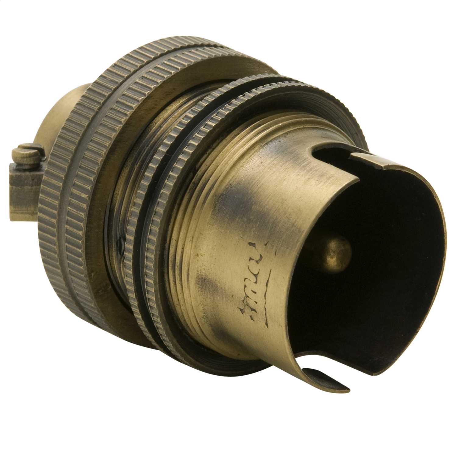 Jeani Bayonet Cap BC B22 ½" Entry Shaded L/Holder Brass (Sold in 1's ...