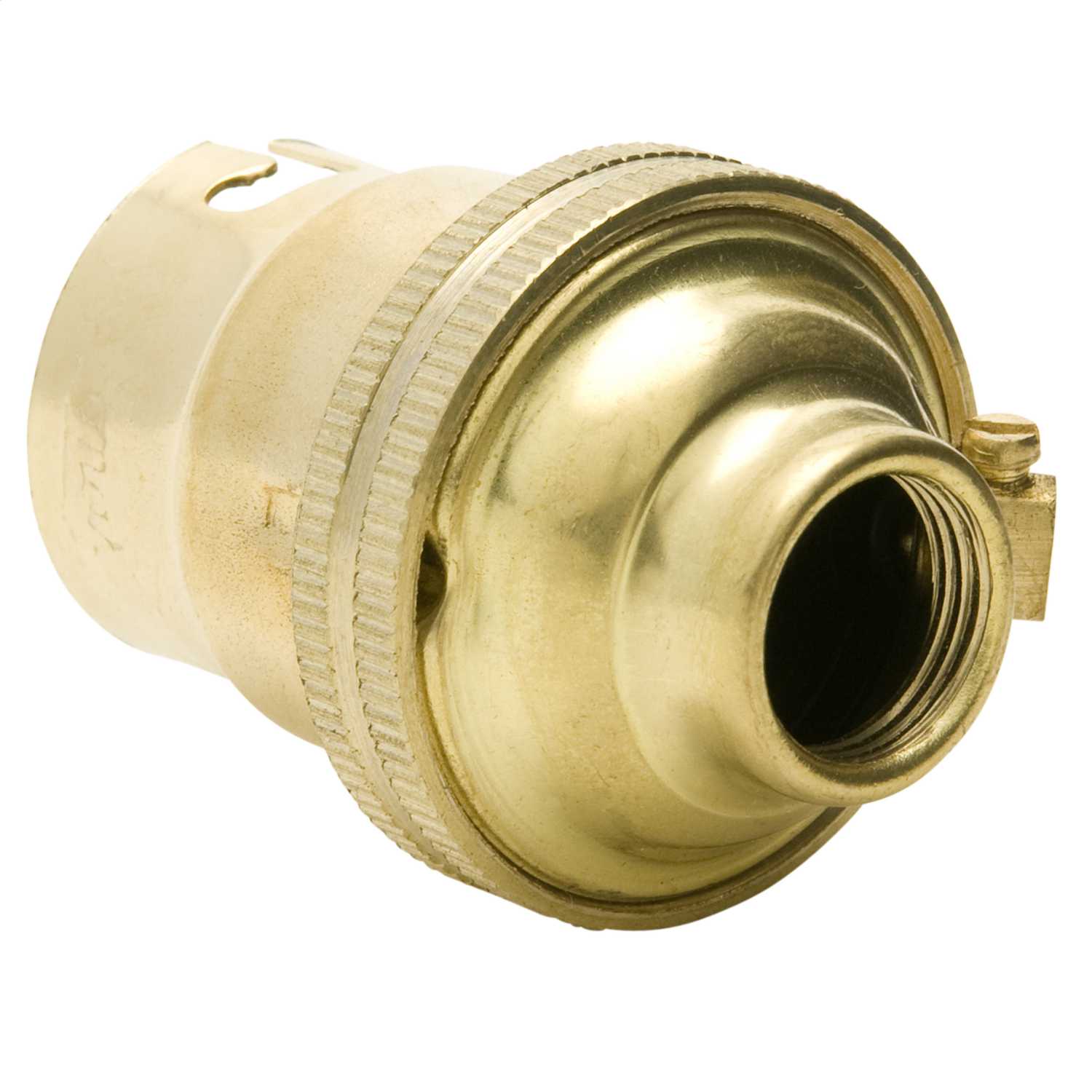 Jeani Bayonet Cap BC B22 ½" Entry Plain L/Holder Brass (Sold in 1's ...