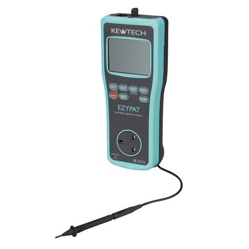 Kewtech EZYPATPLUS Hand Held Battery Operated PAT Tester with Run ...