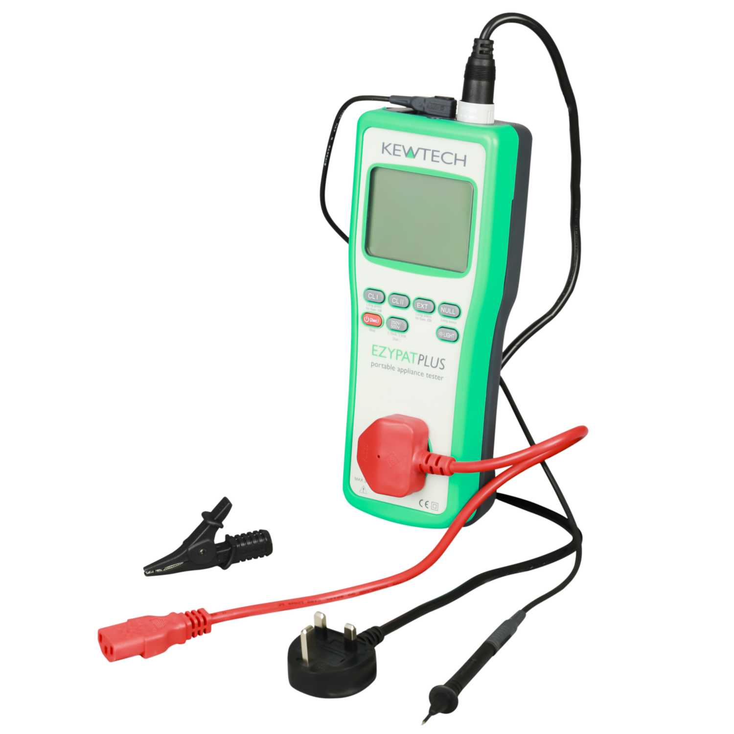 Kewtech EZYPATPLUS Hand Held Battery Operated PAT Tester with Run ...