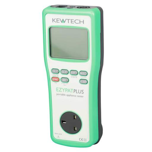 Kewtech EZYPATPLUS Hand Held Battery Operated PAT Tester with Run ...