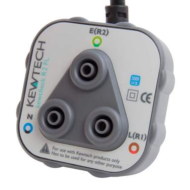 Kewtech R1 / R2 Socket Adaptor (KEWCHCKR2FL) | CEF