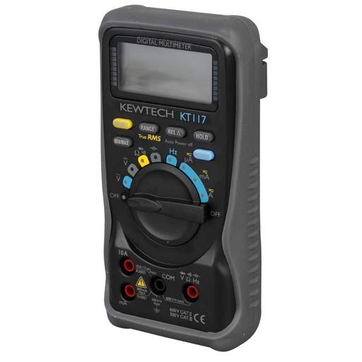 Kewtech KT117 True RMS Auto Ranging Digital Multimeter (KT117) | CEF