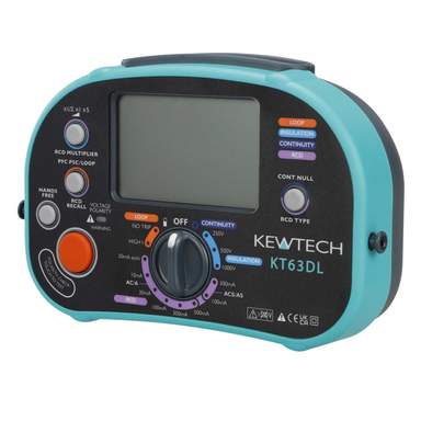 Kewtech KT63DL 5-in-1 Multifunction Installation Tester (KT63DL) | CEF