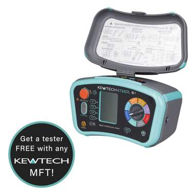 Kewtech KT65DL 8-in-1 Multifunction Installation Tester (KT65DL) | CEF