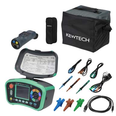 Kewtech KT66DL Multifunction Installation Tester with KEWEVA EV ...