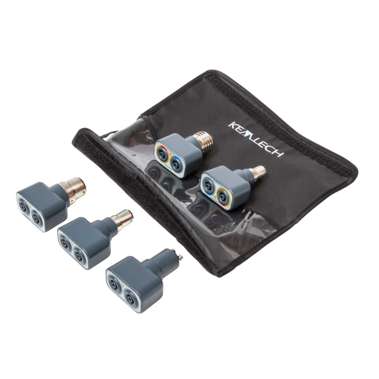 Kewtech Lightmates Test Circuit Adaptors (Kit of 5) (LIGHTMATKIT) | CEF