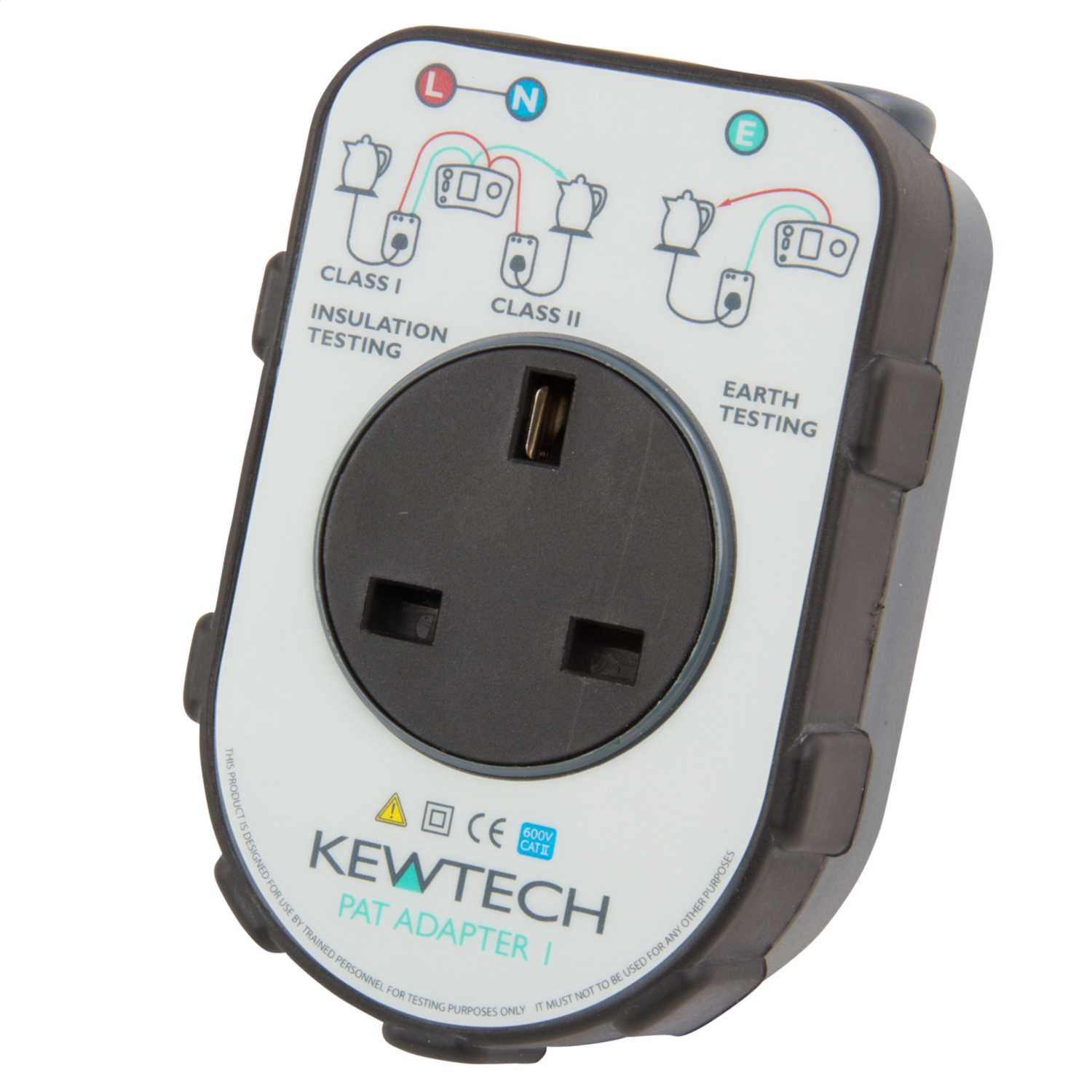 Kewtech Adaptor for Portable Appliance Testing (PATADAPTOR1) | CEF