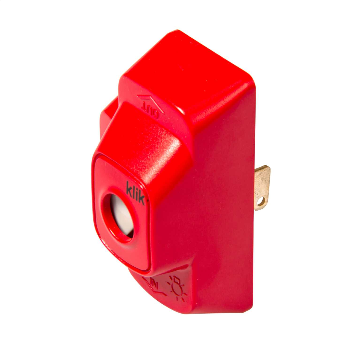 Hager Klik 6A 4 Pin Plug with Red Cover (P64AX/R) | CEF