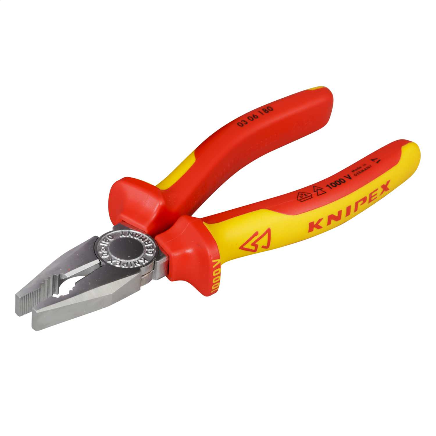 Knipex 180mm VDE Combination Pliers (KN03 06 180 SB) | CEF