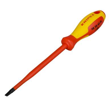 Knipex 6.5mm x 262mm Insulated Slotted Screwdriver (KN 98 20 65 SL) | CEF