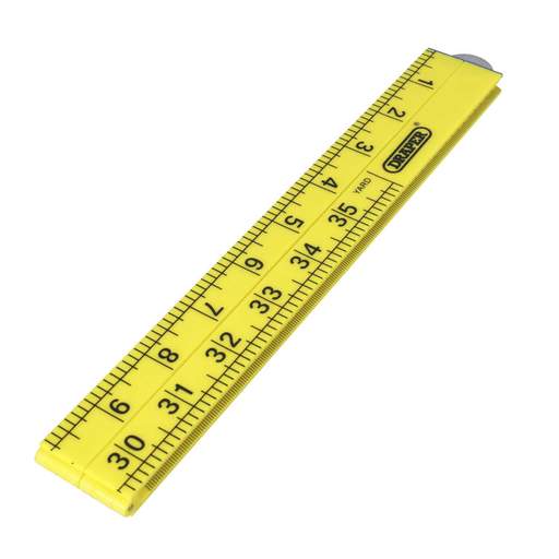 Draper Tools 1m Plastic Folding Rule (20700) | CEF