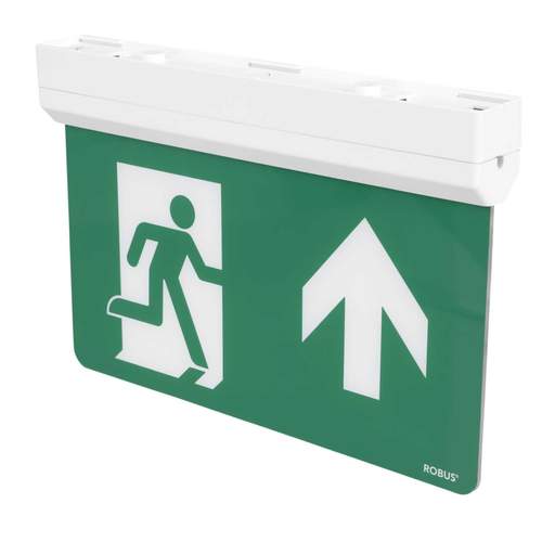 Robus Swiss 1.5W LED Emergency Exit Blade with Up Arrow Legend (RSS1P5 ...