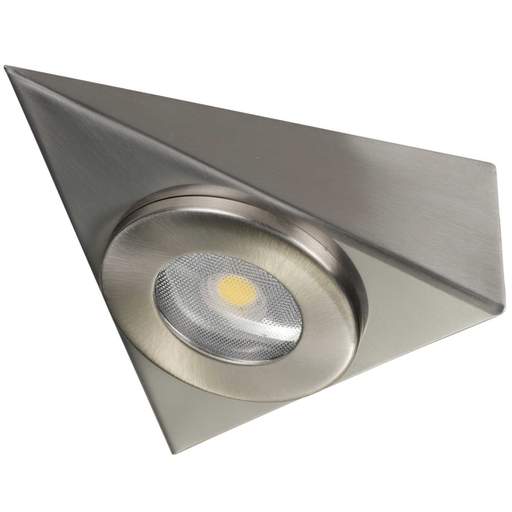 Robus Royal 3W LED Triangular Cabinet Light Brushed Chrome 4000K ...