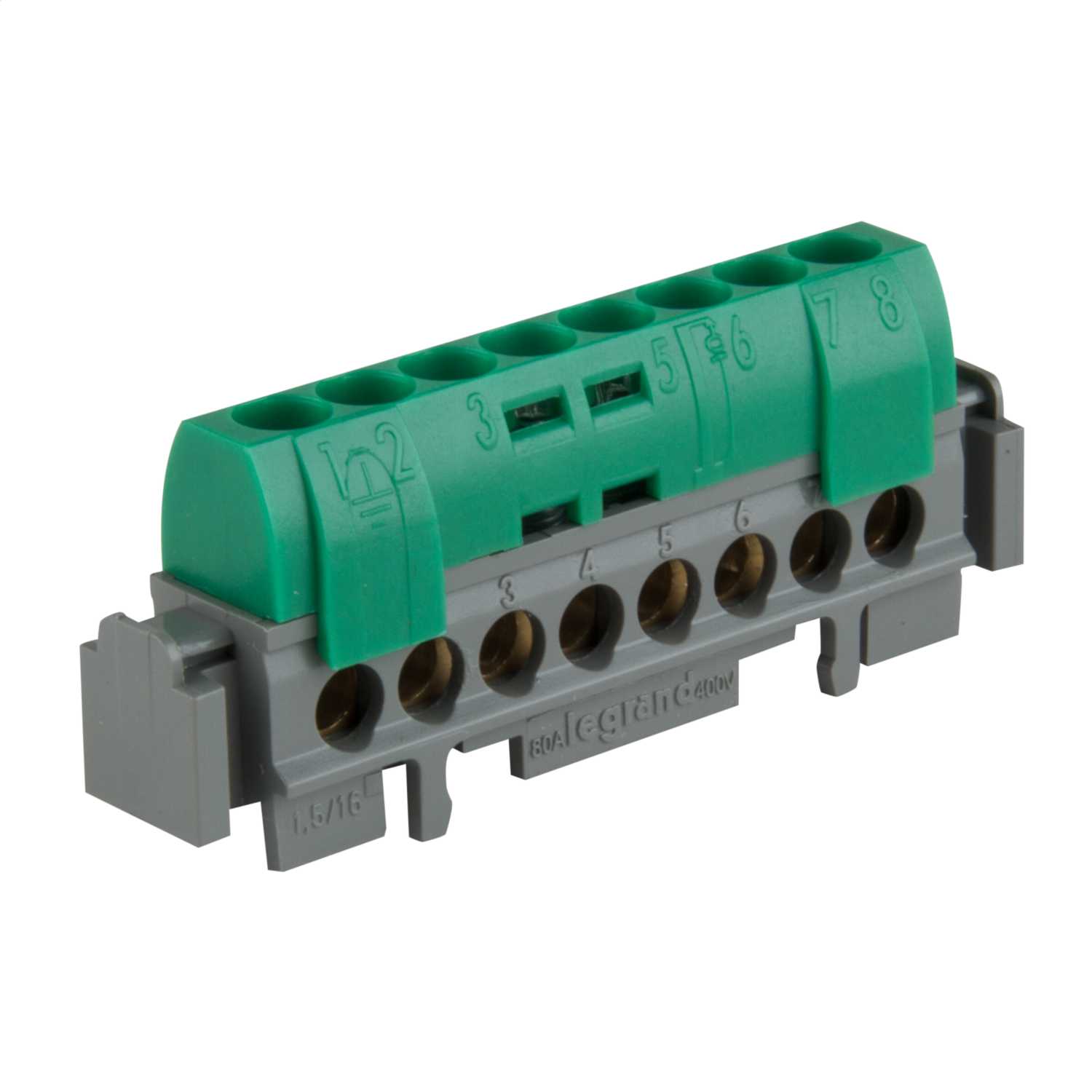 Legrand Fully Shrouded Earth Terminal Block Finger Protection IP2X ...