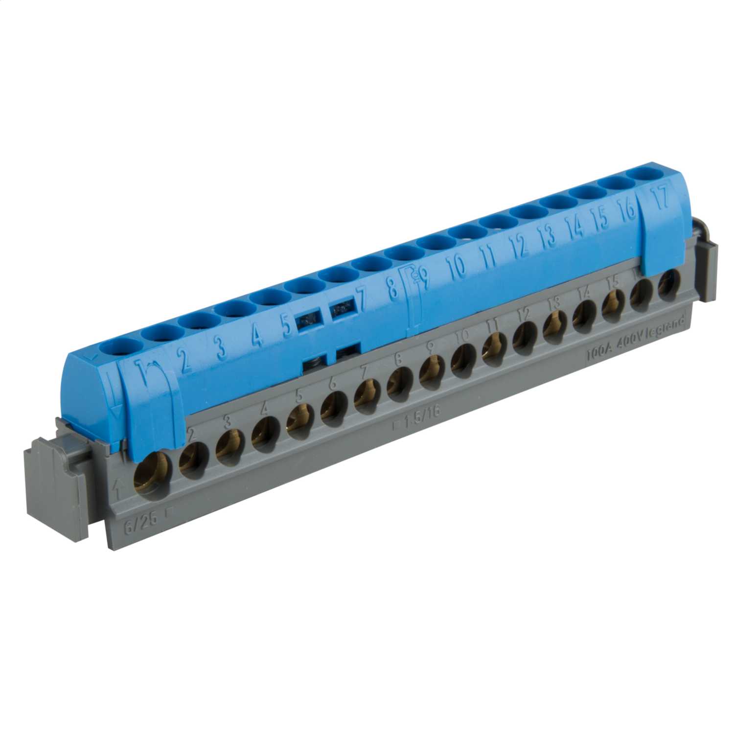 Legrand Fully Shrouded Neutral Terminal Block Finger Protection IP2X ...