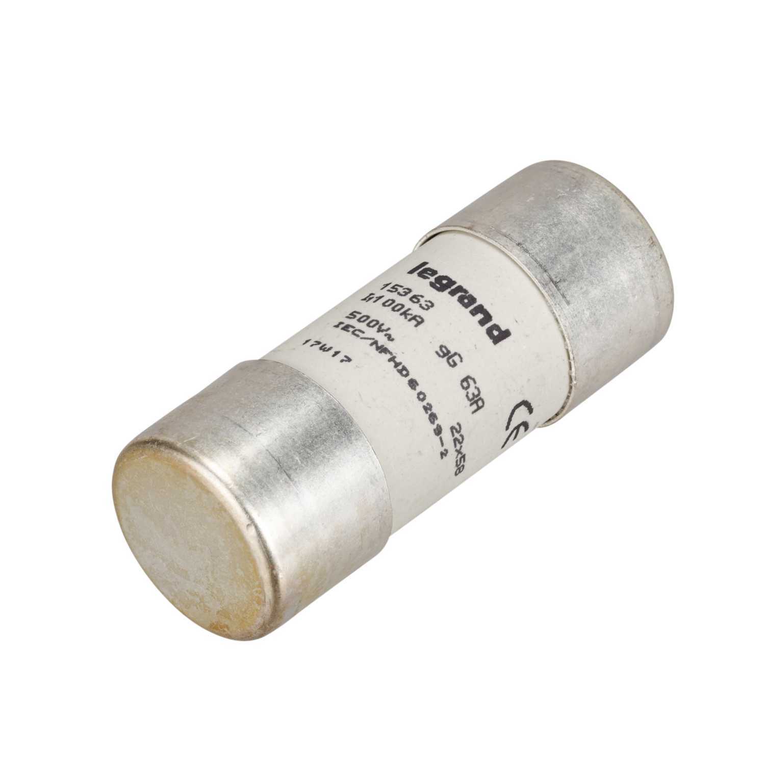 Legrand 63A 22mm x 58mm gG HRC Fuse (Sold in 1's) (015363) | CEF