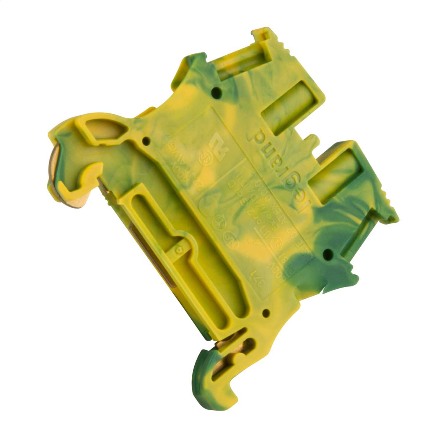 Legrand 4mm Terminal Block for Copper Cable Green / Yellow (037171) | CEF