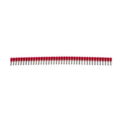 Legrand 1mm Single Ferrules in Strips Red (Pack of 1000) (037663) | CEF