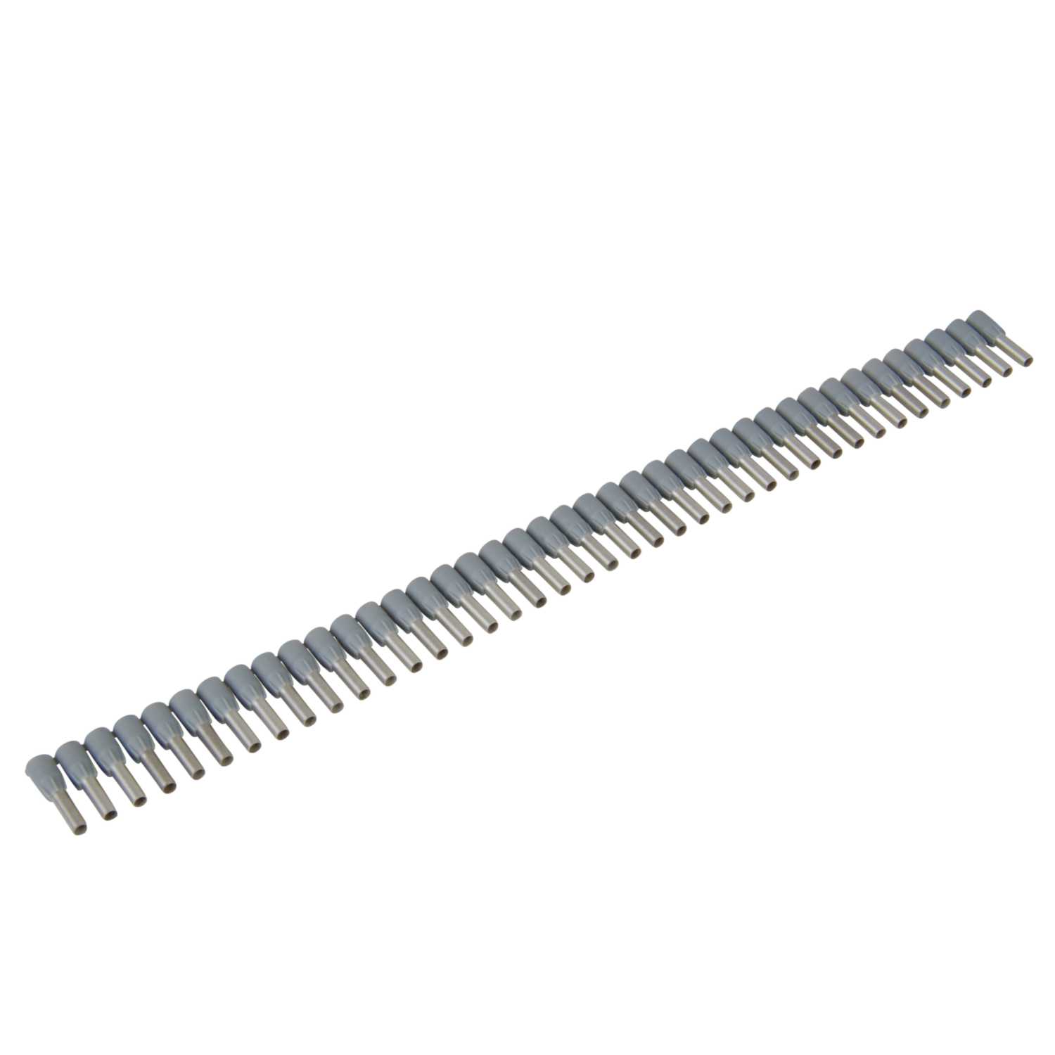 Legrand 2.5mm Single Ferrules in Strips Grey (Pack of 1000) (037666) | CEF