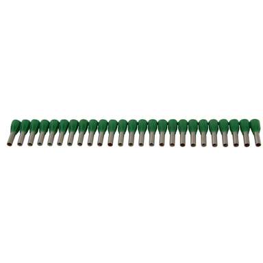Legrand 6mm Single Ferrules in Strips Green (Pack of 250) (037668) | CEF