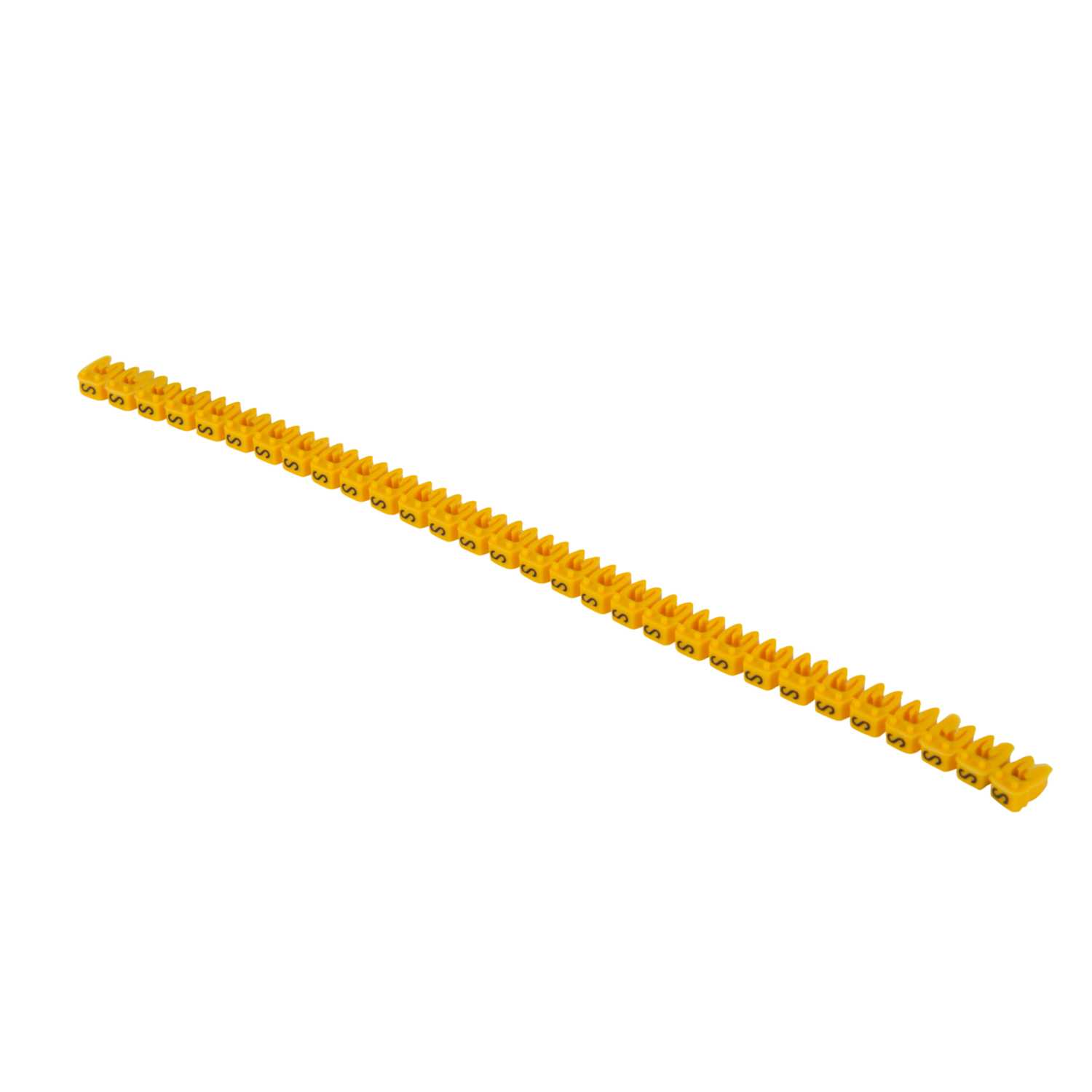 Legrand CAB 3® Cable Markers 0.5 to 1.5mm² Black on Yellow S (Pack of ...
