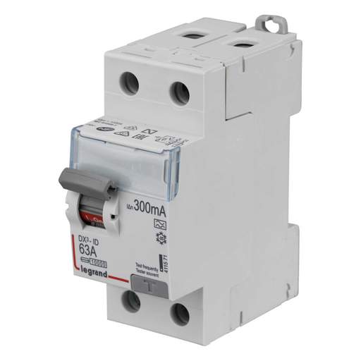 Legrand 63A 2 Pole 300mA Type A RCD (411571) | CEF