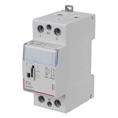 Legrand CX³ 63A 2 Pole Contactor 230V Coil and Handle 2 NO Contacts ...
