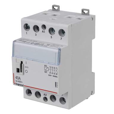 Legrand CX³ 40A 4 Pole Contactor 230V Coil and Handle 4 NO (412553) | CEF
