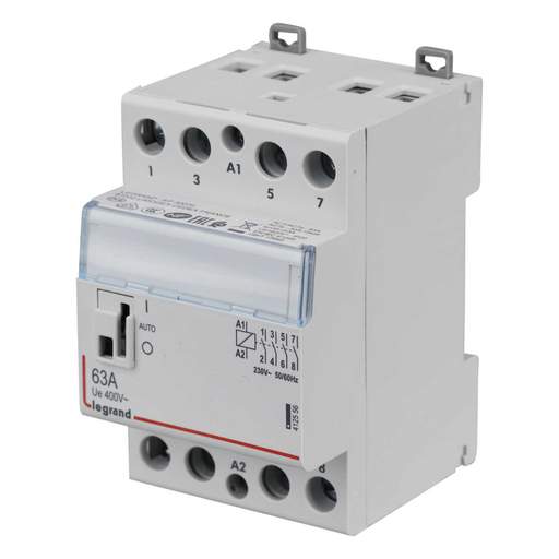 Legrand CX³ 63A 4 Pole Contactor 230V Coil and Handle 4 NO Contacts ...