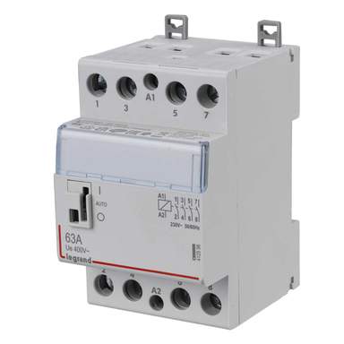 Legrand CX³ 63A 4 Pole Contactor 230V Coil and Handle 4 NO Contacts ...