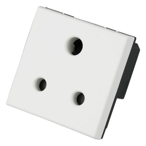 Legrand 5A 1 Gang 2P + E British Standard Socket White (572110) | CEF
