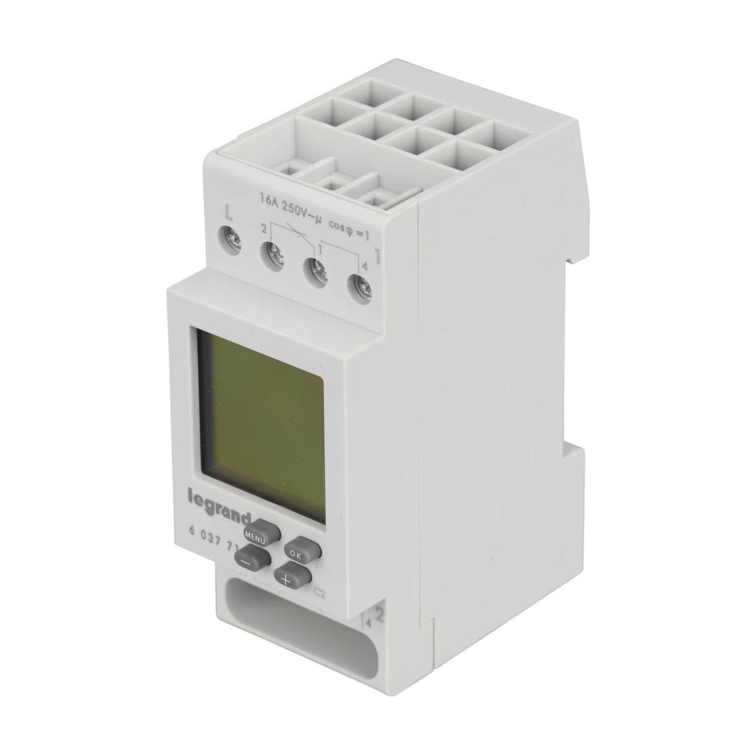 Legrand MicroRex D21 16A 230V 2 Channel Time Switch (603771) | CEF