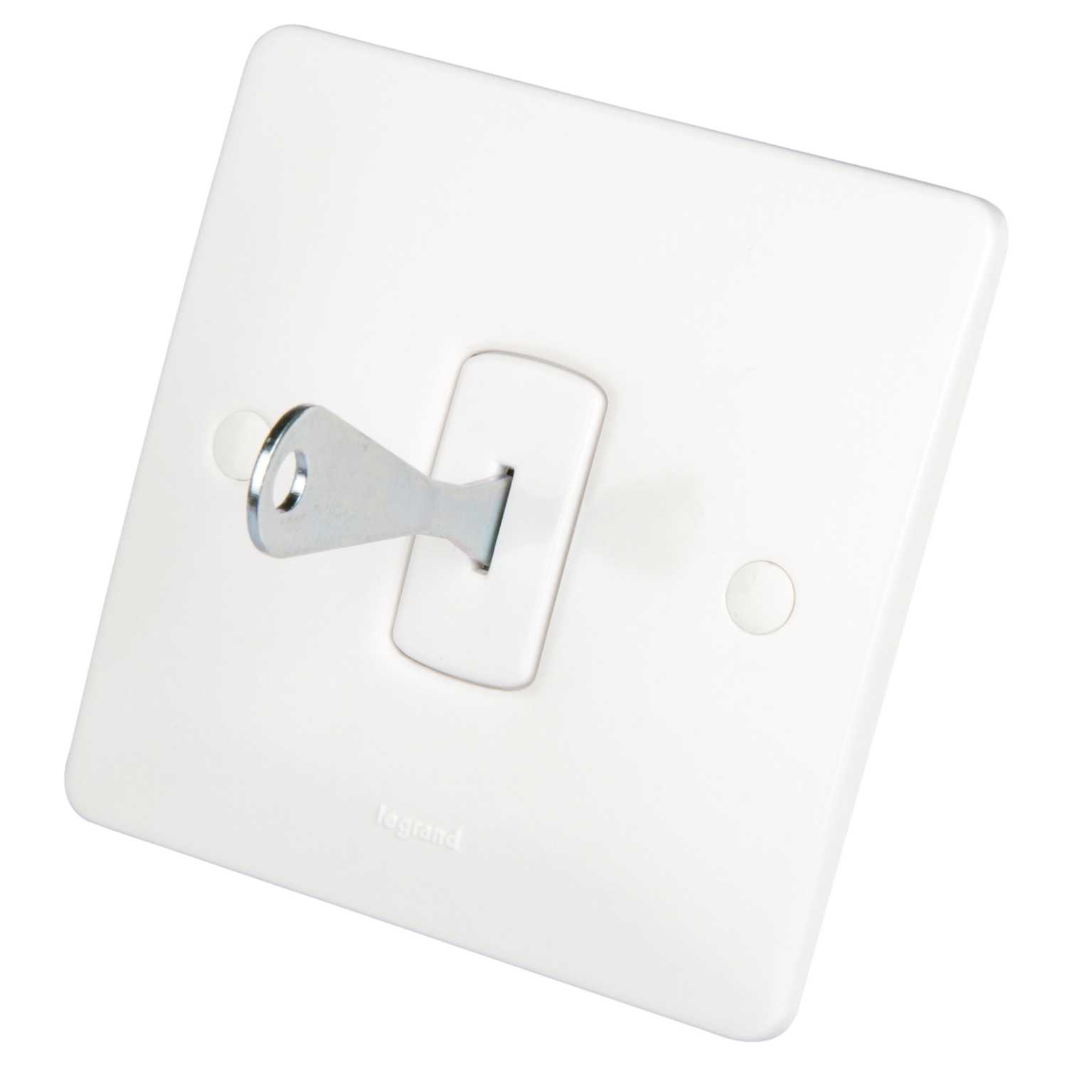 Legrand 10A SP 1 Gang 2 Way Key Switch White (730008) | CEF