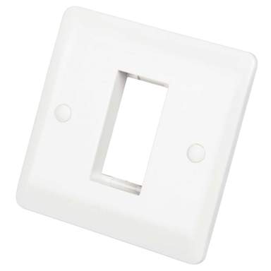 Legrand 1 Gang 1 Module Arteor Front Plate White (730091) | CEF