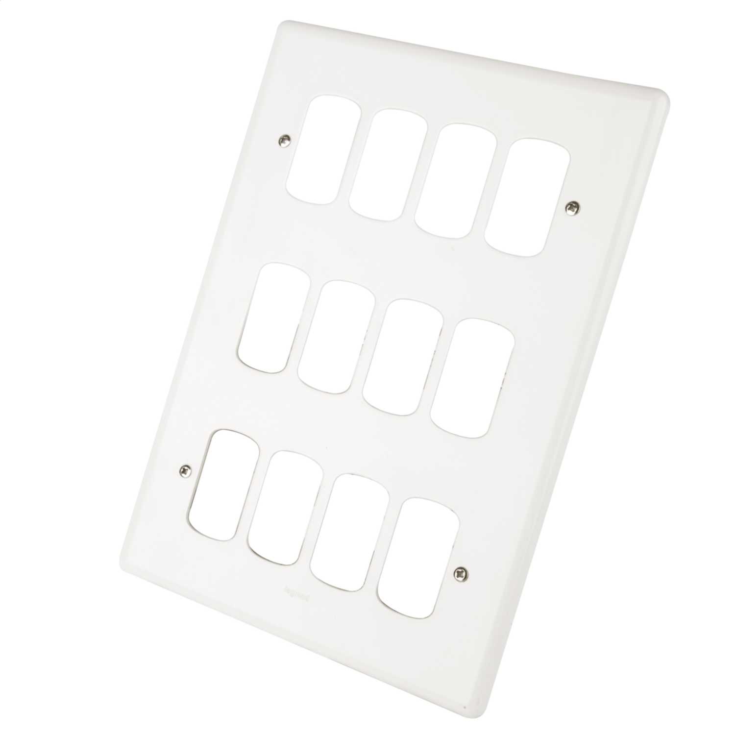 Legrand 12 Gang Grid Front Plate (730185) | CEF