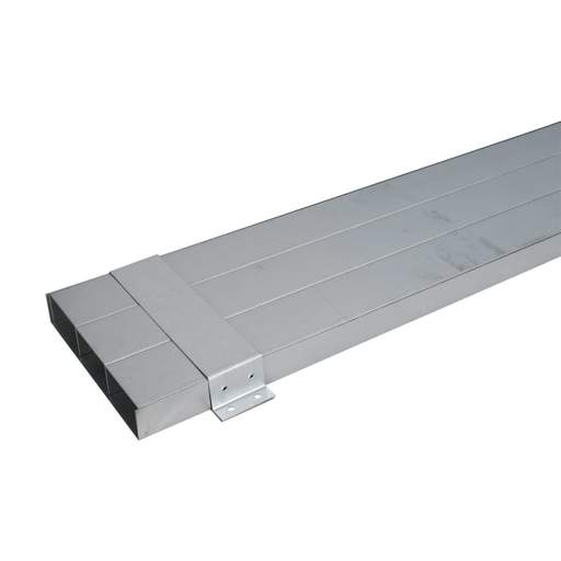 Legrand 225mm x 38mm 3 Compartment Underfloor Duct Trunking (2m Length ...