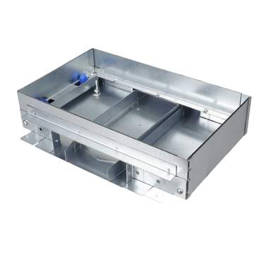 Legrand 75 - 90mm 3 Compartment Flush Screed Trunking Service Outlet ...