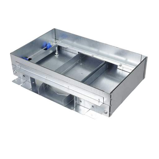 Legrand 75 - 90mm 3 Compartment Flush Screed Trunking Service Outlet ...