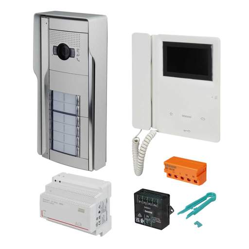 Legrand Bticino 12 Way 2 Wire Video Door Entry Kit (BT12WVKIT) | CEF